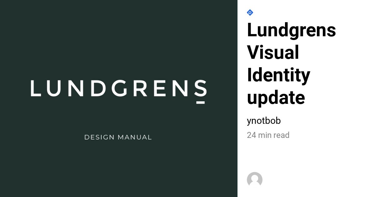 Lundgrens Visual Identity update | YNOTBOB [WHY NOT BOB?]